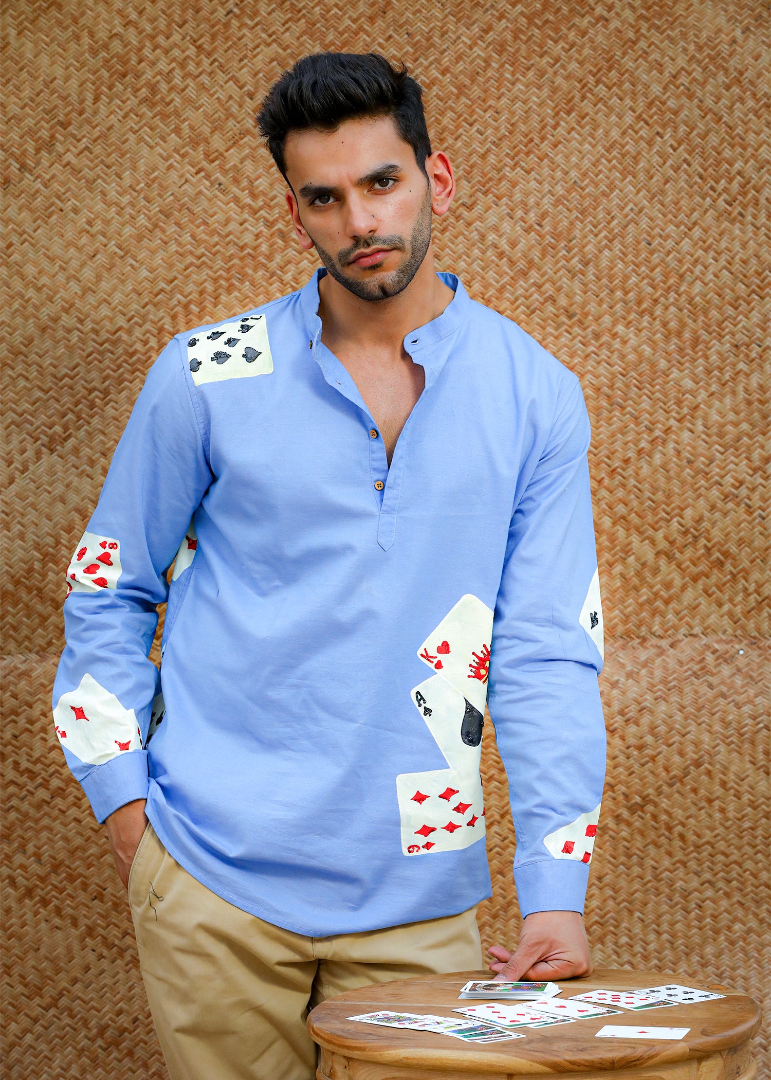 PLAY 'Solitaire' Linen Shirt – Fanaan