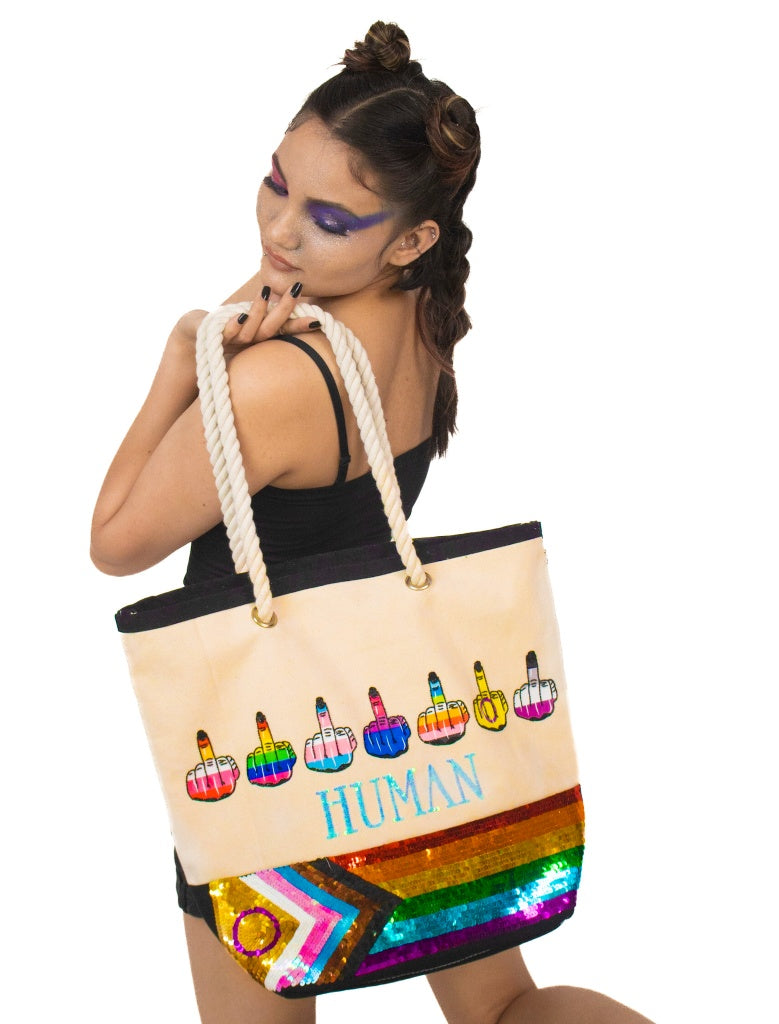 Pride Limited Edition 'We Are Human' Cotton Canvas Bag – Fanaan